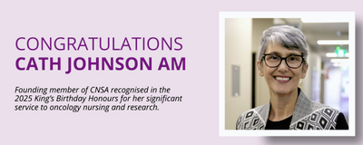 Catherine Johnson AM Honoured for Outstanding Contribution to Cancer ...